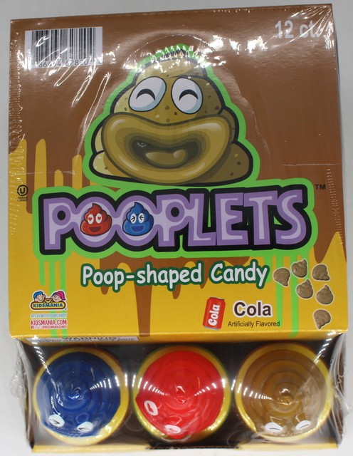 Pooplets Poop-shaped Candy by Kidsmania Cola 12 Count for sale online ...