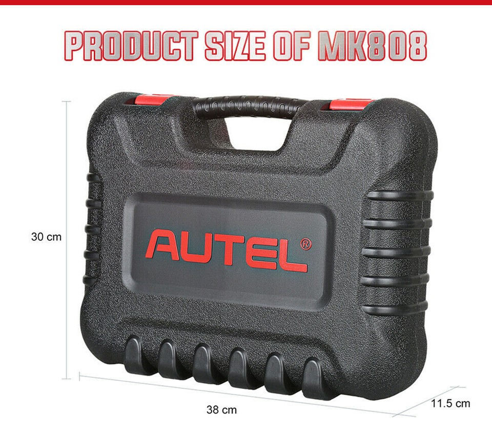 Autel Scanner MaxiCOM MK808 OBD2 Car Diagnostic Tool Code Reader Key ...