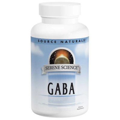 Source Naturals, Serene Science®, GABA, 750 mg, 180 Tablets | eBay ...