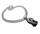 HIP HOP SCREAM MASK PENDANT & 12mm 18" 20" PARTIAL ICED CUBAN CHAIN ...