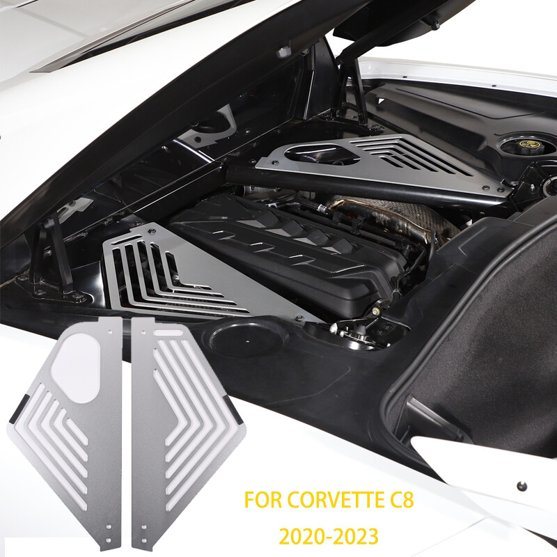 Engine Cover Engine Bay Cover Panels For Corvette C8 2020-2023 POWDER ...