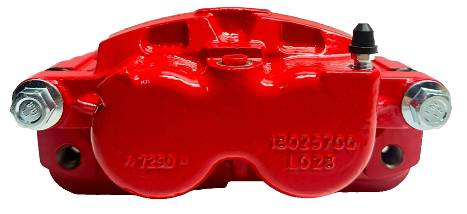 Power Stop S4728 Front/Rear Pair of High-Temp Powder Coated Caliper in ...