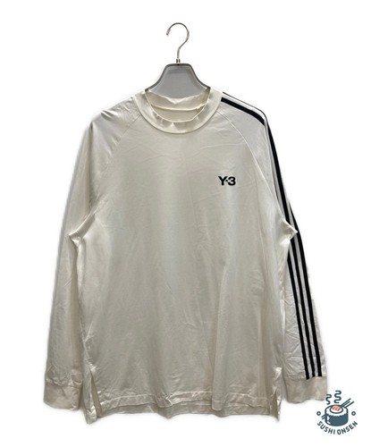 Y-3 3S LS TEE Size: L White Men IA1421 | eBay