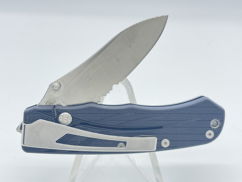 SCHRADE USA SLW2 Lake & Walker Blue Frame Lock IN OMP | eBay