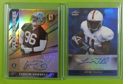 NFL FOOTBALL NCAA AUTO variation RC PICK CHOOSE numbered autograph ...