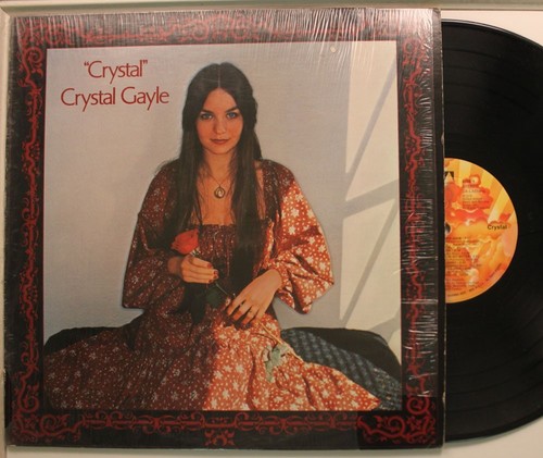 Crystal Gayle Lp Crystal (w/ Poster) On Ua - Vg++ To Nm/ Vg++ To Nm (In ...