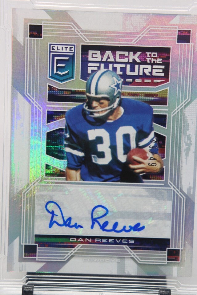 2021 Panini Elite Back To The Future DAN REEVES Autograph Card /49 ...