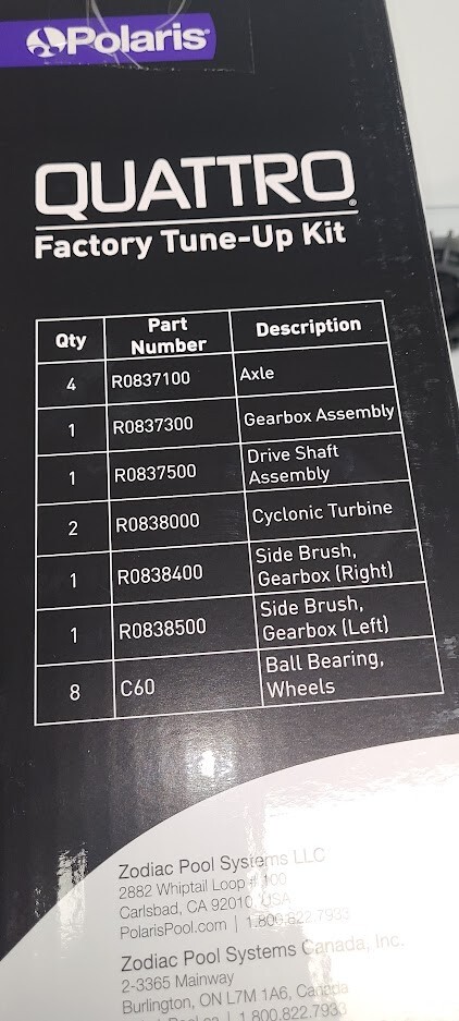 Polaris Quattro Factory Tune Up Kit for Quatrro P40 P4000 | eBay