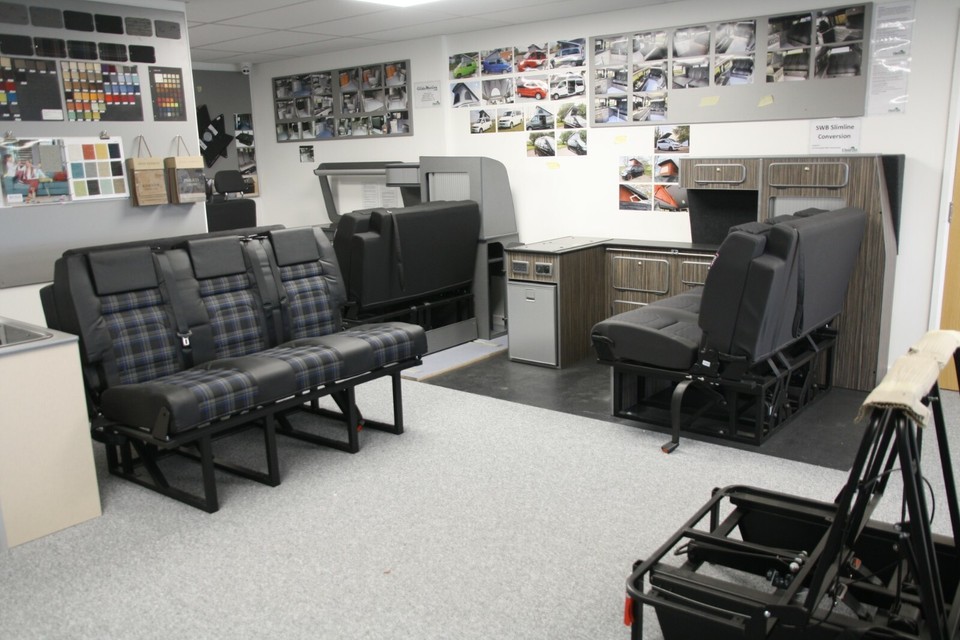 Slim Campervan Table Leg Rail & Clips & Table Storage Kit Motorhome ...