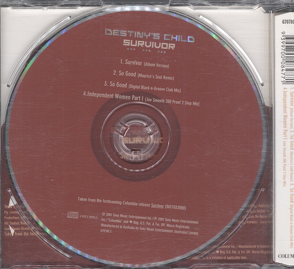 Destiny's Child - Survivor CD Single 9399700084771 | eBay