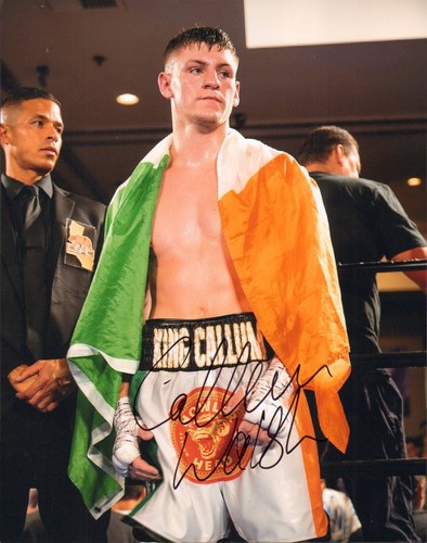 KING CALLUM WALSH SIGNED AUTO'D 11X14 PHOTO WBC CHAMP IRELAND WILD CARD ...