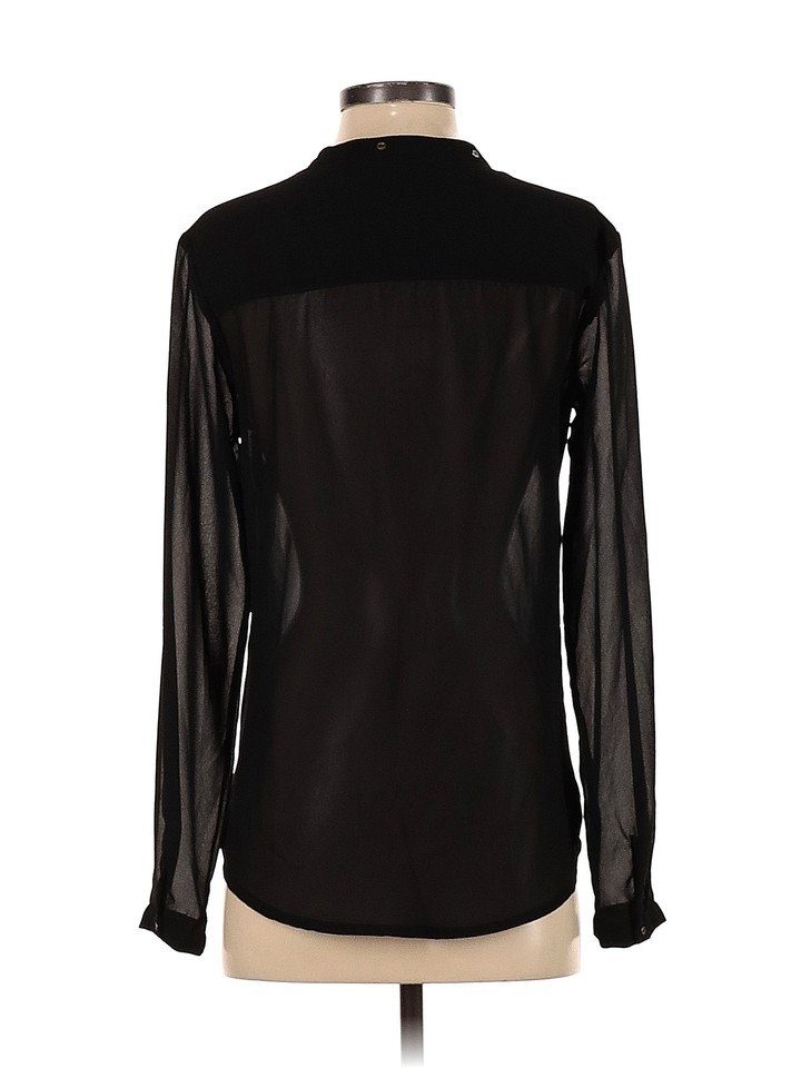 Speed Limit MPH Women Black Long Sleeve Blouse S | eBay