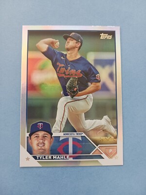 TYLER MAHLE 2023 TOPPS SERIES 1 CARD #101 MINNESOTA TWINS (SILVER FOIL ...