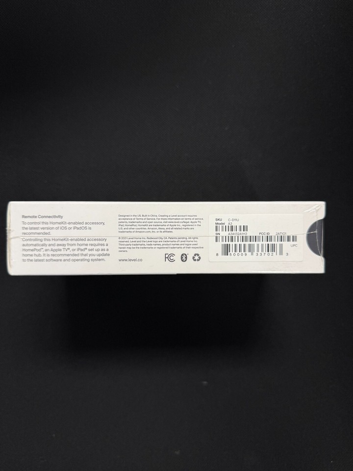 Level Bolt Smart Lock – Bluetooth Keyless Entry Deadbolt, Works with ...