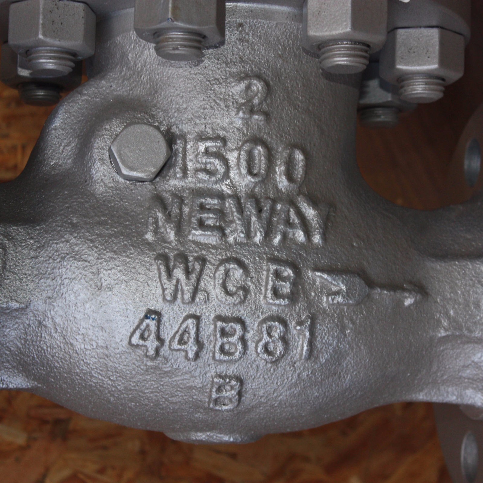 NEWAY SIZE 2" inch CLASS 1500 SWING CHECK VALVE 2S15J V2 51532-020-1 ...