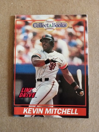 1991 Line Drive Collect-A-Books Kevin Mitchell #6 Giants Mets | eBay