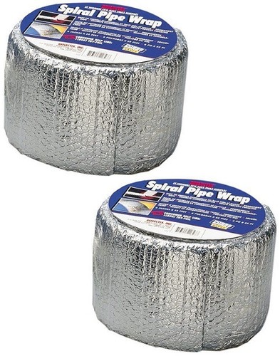 Reflectix SPW0602508 6" x 25' R-2 Insulated Aluminum Foil Pipe Wrap - 2 ...