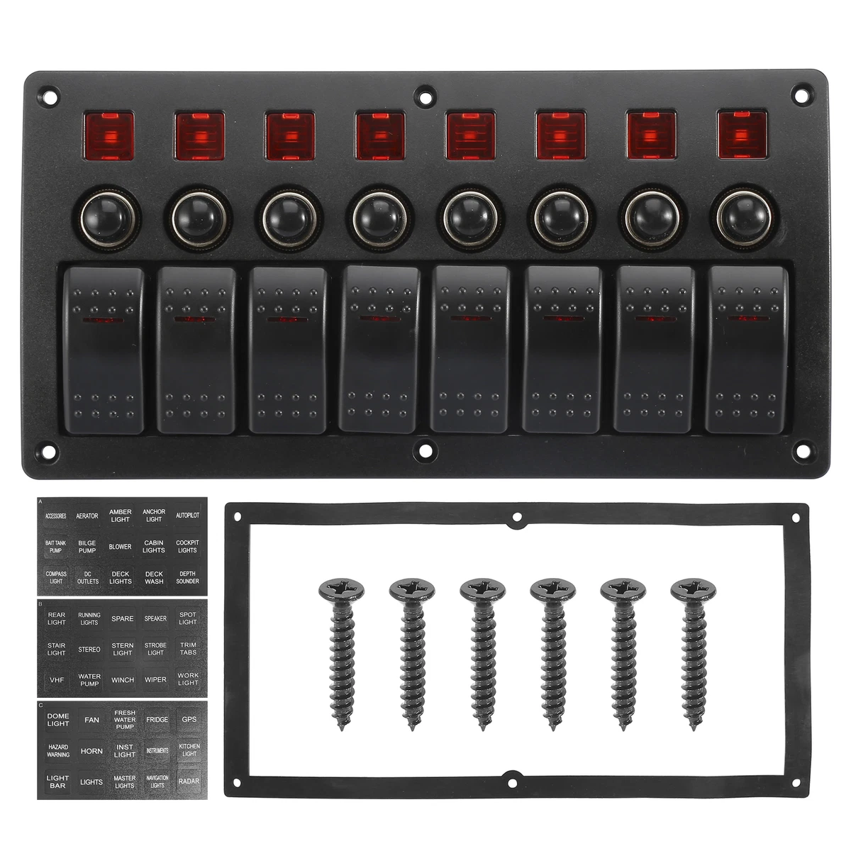 Marine Toggle Switch Panel