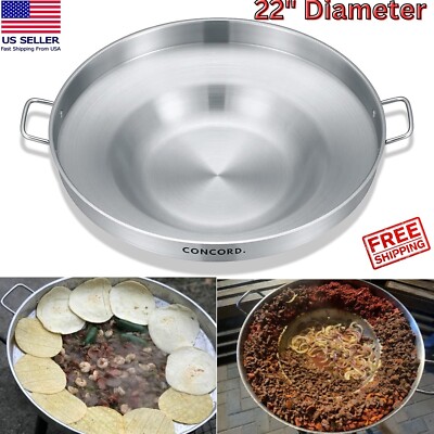 22" Discada BBQ Cooking Disc Comal Frying Bowl Cookware Firecamp ...