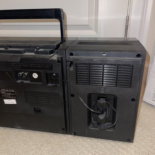 1980s LASONIC LPC-990 VINTAGE BOOMBOX HIGH FIDELITY DETACHABLE SPEAKERS ...