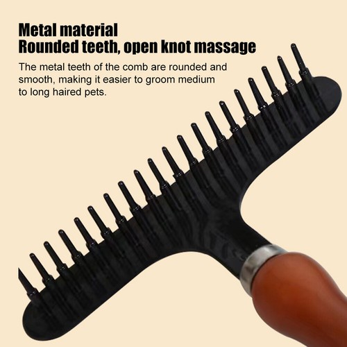 Tangles Short Long Hair Dematting Dog Grooming Brush Comb Pet Rake ...