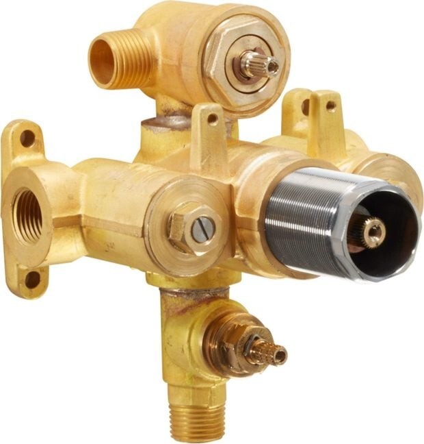 California Faucets TH52D2-R 1/2" Thermostatic Rough Valve Integral ...