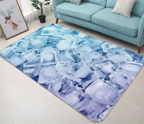3D Ice Cubes ZHUA637 Game Non Slip Rug Mat Photo Carpet Amy | eBay ...