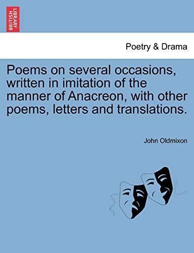 Poems on several occasions, written in imitation of the manner of ...