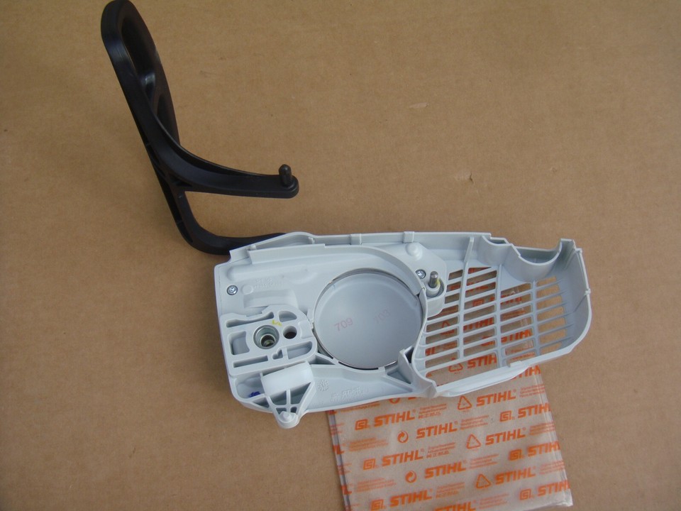 GENUINE STIHL MS193T MS194T CHAINSAW CLUTCH SIDE BRAKE HANDLE COVER ...