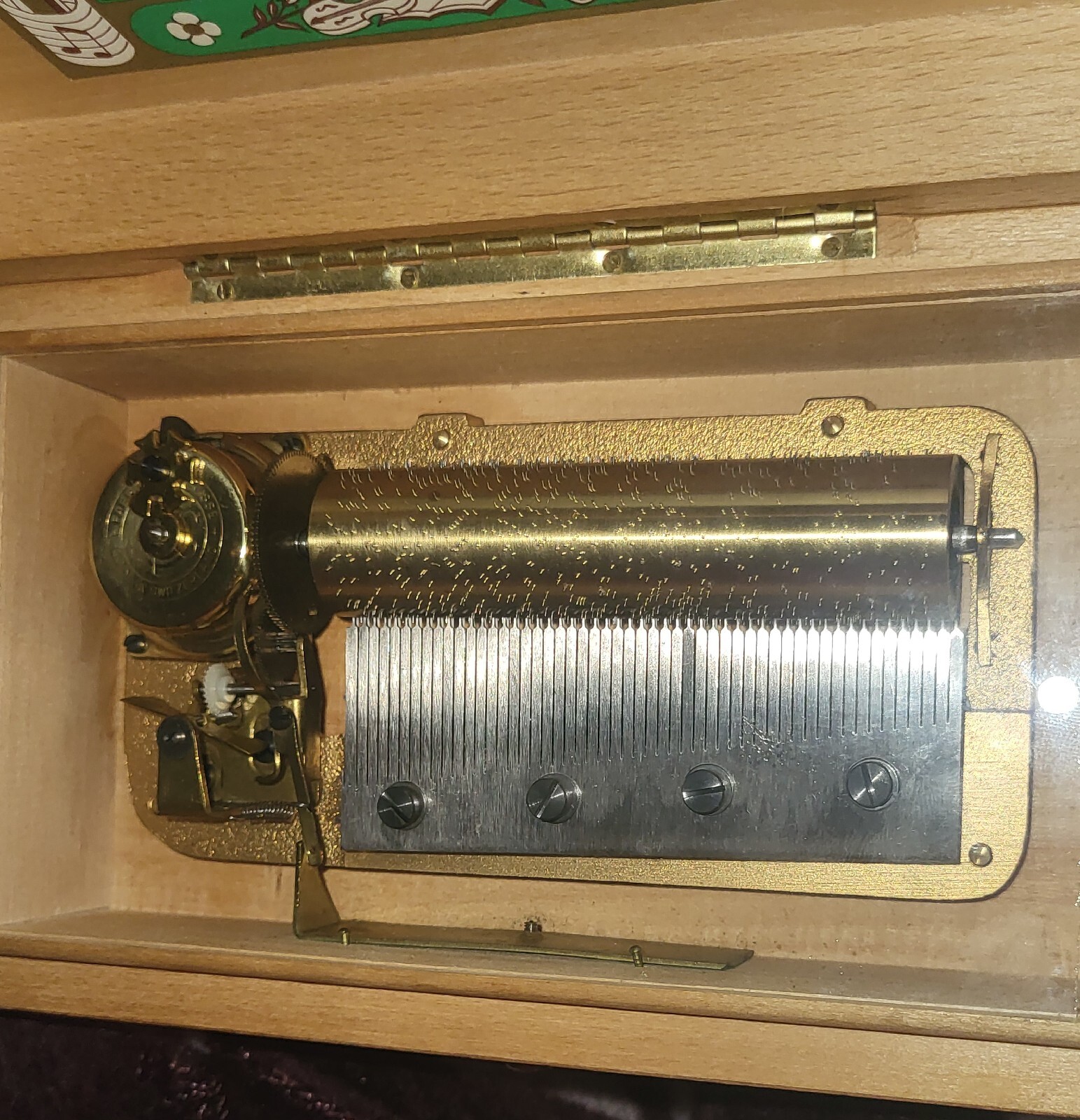 Cuendet L'Auberson Swiss Music Box. Works Great. | eBay