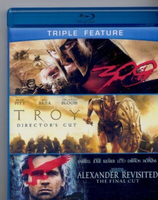 TRIPLE FEATURE 300/TROY DIRECTOR'S CUT/ALEXANDER REVISITED THE FINAL ...