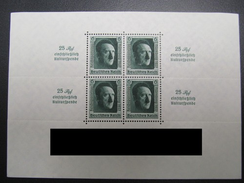 DR Block No. 11, 1937, Mint, BPP certified, Mi 340 € * KD2617 * | eBay