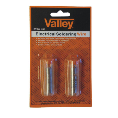 Electrical Soldering Wire Solder Wire In Storage Tube w/ Dispenser Tube ...