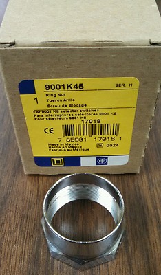 (2) Square D Ring Nuts 9001K45 - for 9001KS switches | eBay
