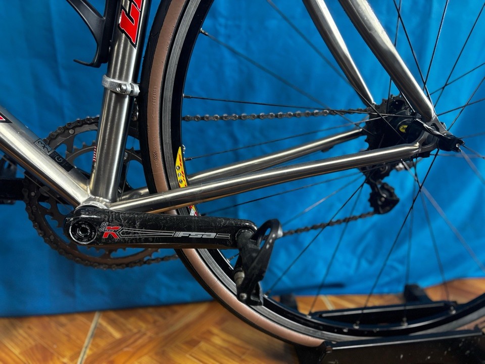 Lite speed Ti Tuscany Road Bike Ultralight 56 Cm Shimano Dura Ace ...