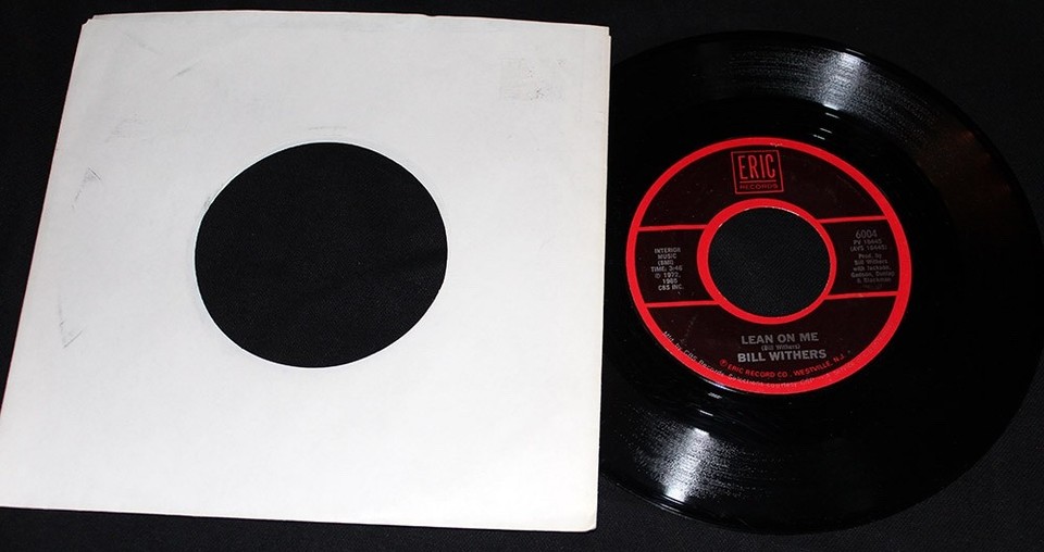 Bill Withers-Ain't No Sunshine-Lean On Me-Eric 6004-VTG Reissue 45-Near ...