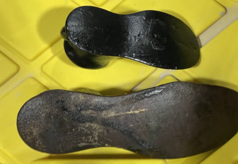 Antique Cobbler Shoe Last & Anvil Lot-Cast Iron-Hall-Shoe Maker Tools ...