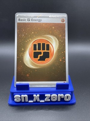 Pokemon Card Basic Fighting Energy 006 151 Holo Energy HD Multi Swirl ...