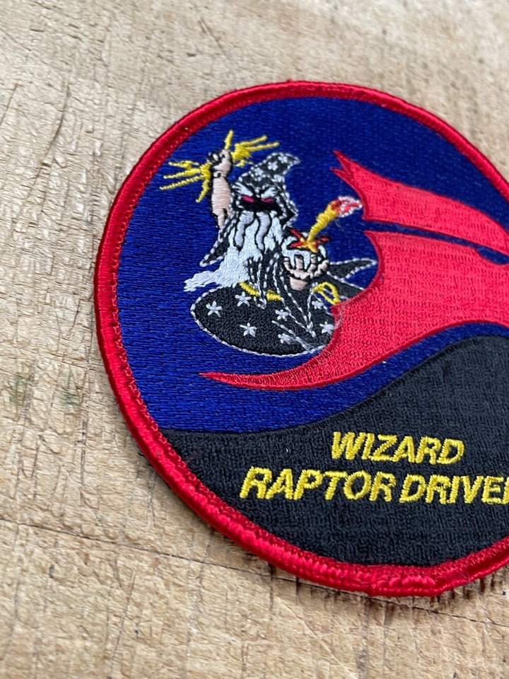 1990s/2000s? US AIR FORCE PATCH-WIZARD-RAPTOR DRIVER-ORIGINAL USAF ...