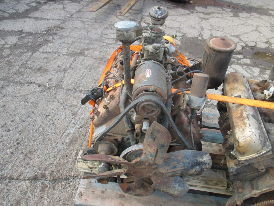FORD FLATHEAD V8 CANADIAN 24 STUD ENGINE 1946 HOT ROD | eBay UK