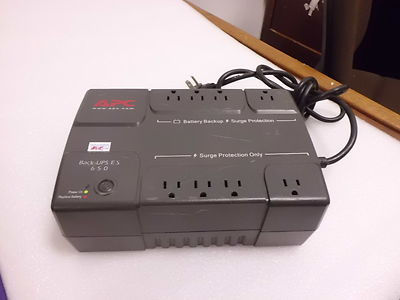 APC BACK-UPS ES 650 BATTERY BACKUP UPS SYSTEM SURGE | eBay