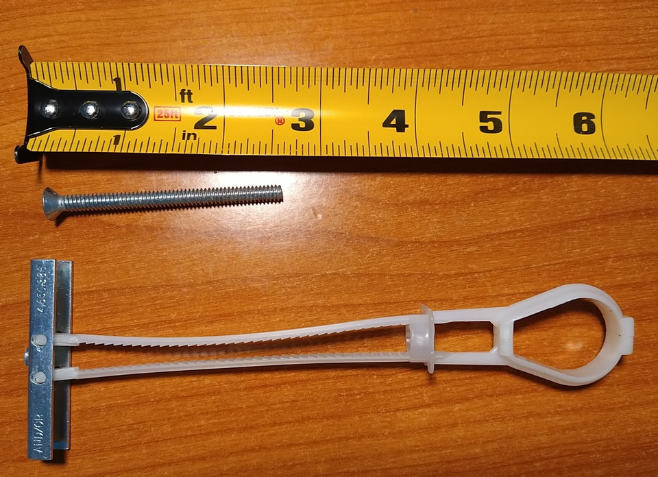 TOGGLER SNAP Toggle Bolts 3/16 -24 Hollow Wall Anchors with Bolts - 25 ...