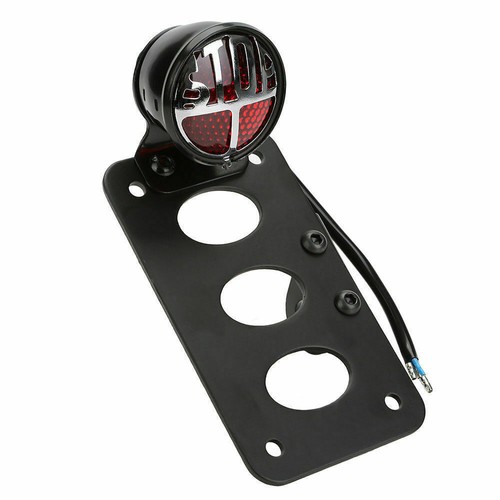 Side Mount License Plate Tail Light For Harley Chopper Bobber Cafe ...