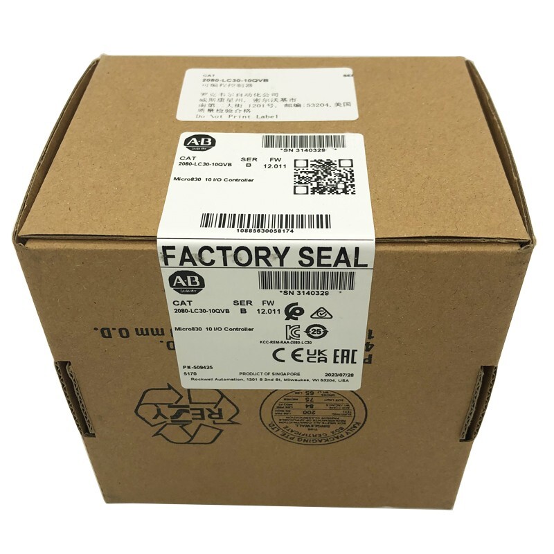 2080-LC30-10QVB Micro830 10 I/O Controller 2080LC3010QVB New Original ...