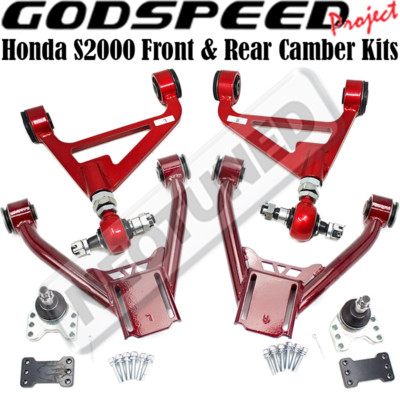 For 00-09 HONDA S2000 S2K AP1 AP2 Godspeed Adjustable Front+Rear Camber ...