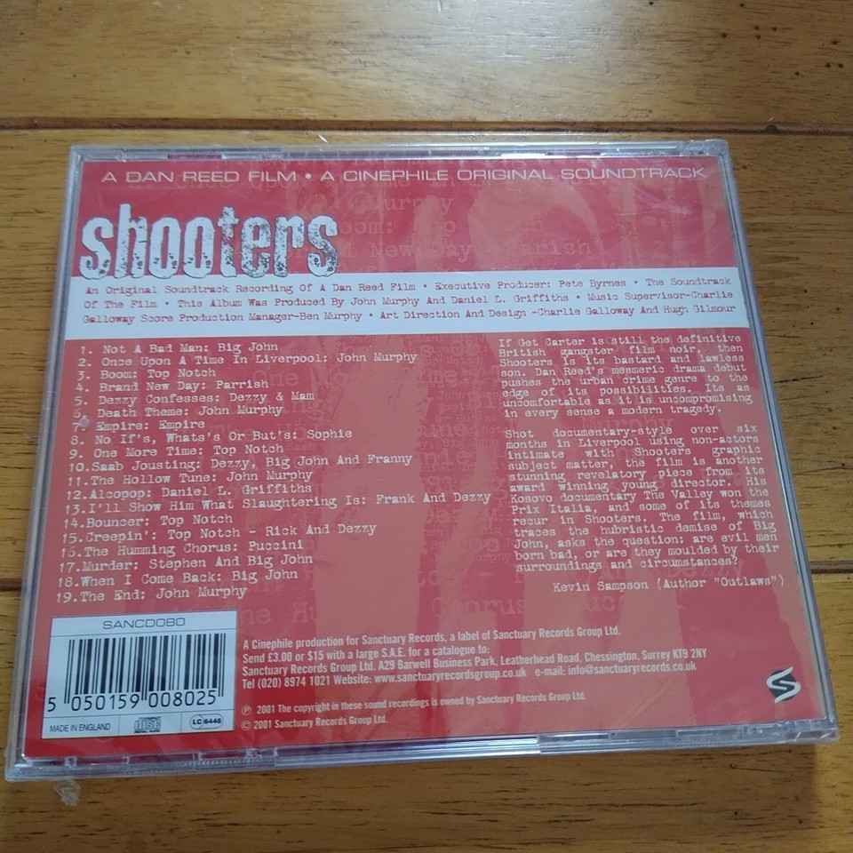 Shooters Soundtrack (2001, Sanctuary, UK) [NEW SEALED] | eBay