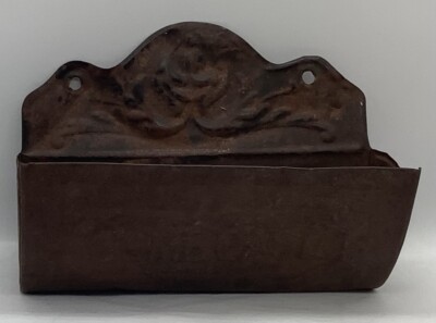 Antique Hanging Tin Comb Case | eBay
