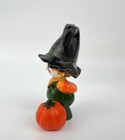 Vintage 70s Hallmark Merry Miniatures Scarecrow Witch Hat Pumpkin Fall ...
