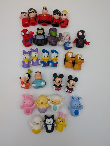 Finger Puppets Marvel Spiderman Incredibles Mickey Mouse Donald Duck ...