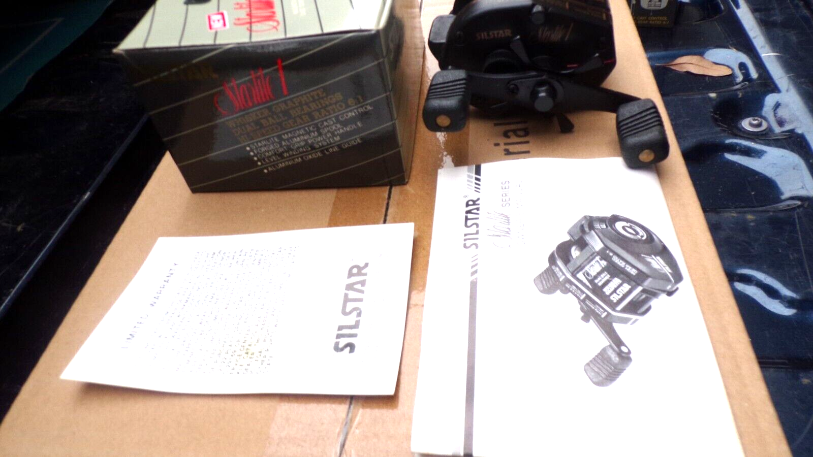 NOS - VINTAGE SILSTAR FISHING REEL W/ BOX - STARLITE 1 - SUPER CLEAN ...